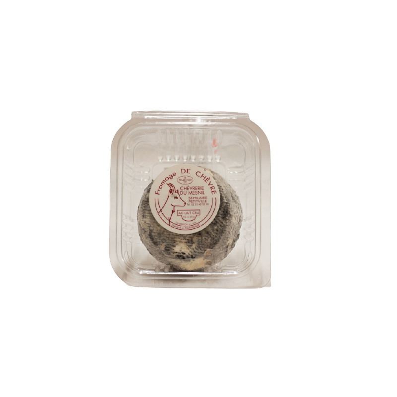 FROMAGE CHEVRE CENDRE 180g DU MESNIL